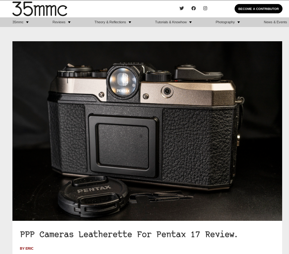New 35MMC Post Up: PPP Cameras Leatherette For Pentax 17 Review. – Eric ...